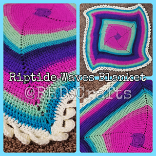 Ravelry: Riptide Waves Blanket pattern by BHD Crafts