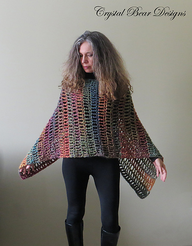 Ravelry: Fiesta Poncho No. 029 pattern by Bernadette Prokopetz