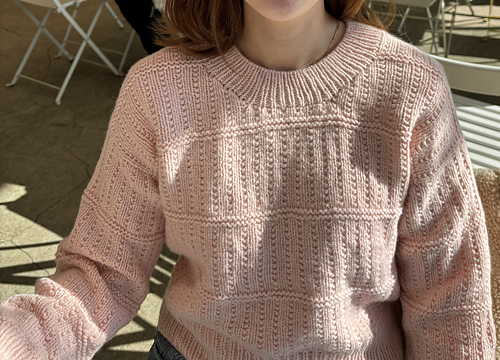 Ravelry: Ridge Rib Sweater pattern by Manmi Choi