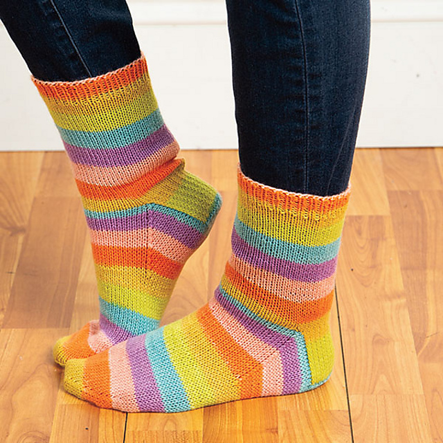 Ravelry: Teenage Kicks Socks pattern by Stacey Winklepleck