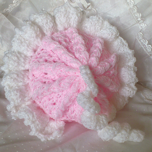Ravelry: Frilly Bonnet for Baby Girls pattern by Beautiful-Babys-Bonnets