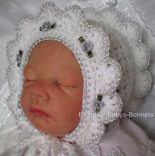 Ravelry: Elysia Bespoke Bonnets #24 pattern by Beautiful-Babys-Bonnets