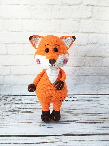 Ravelry: Crochet Fox Felix pattern by Irene Esaulova