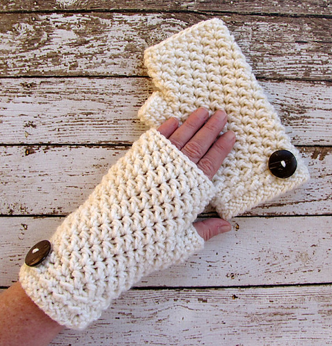 Ravelry: Textured Fingerless Gloves pattern by Creative Dragonfly