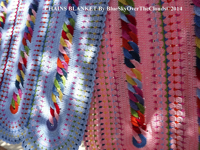 Ravelry: BarbaraCM66's CHAINS BLANKET by BlueSkyOverTheClouds