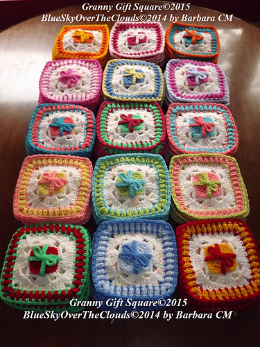 Ravelry: Granny Gift Square pattern by BlueSkyOverTheClouds