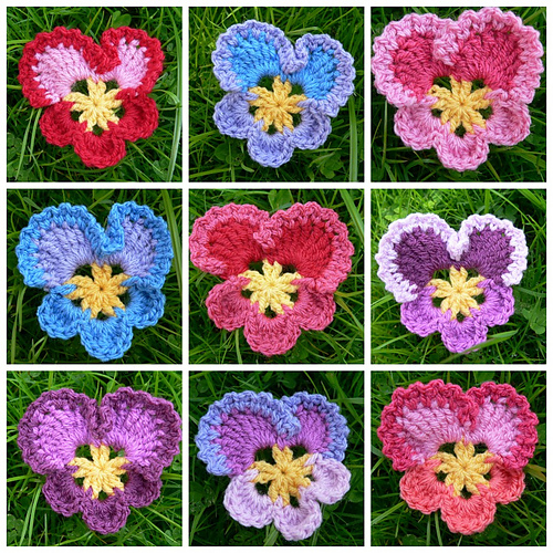 Ravelry: Granny's Pansy pattern by Dedri Uys