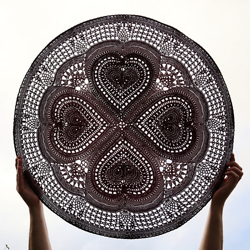 Ravelry: I Carry Your Heart Mandala pattern by Dedri Uys