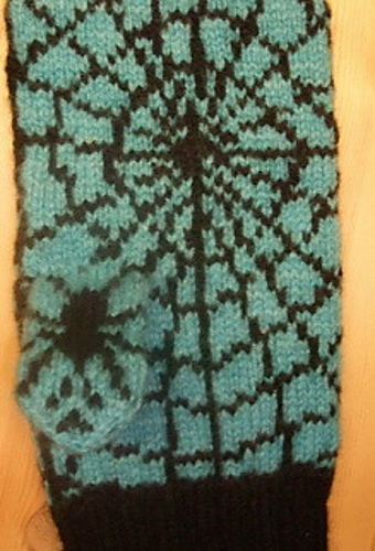 Ravelry: Mittens with spiders pattern by Barbro Wilhelmsson