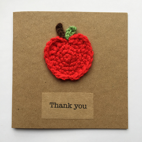 Ravelry: Apple Applique pattern by Janet Carrillo