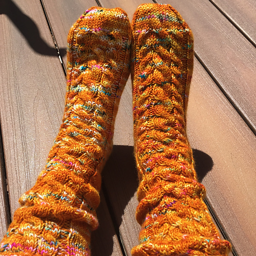Ravelry: Winter Storm Socks pattern by Casapinka