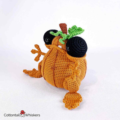Ravelry: Smash the Pumpkin Toad pattern by Bea King