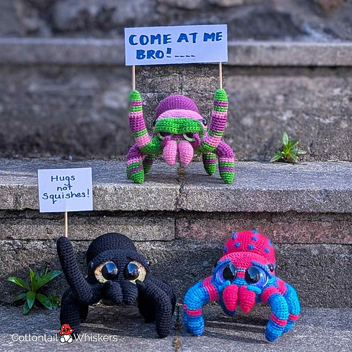 Ravelry: Baby Jumping Spiders pattern by Bea King
