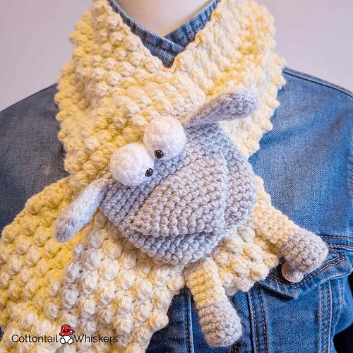Ravelry: Sheep Scarf pattern by Bea King