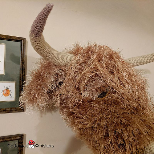Ravelry: Highland Cow Trophy Head pattern by Bea King