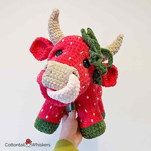 Ravelry: Strawberry Cow Doll pattern by Bea King
