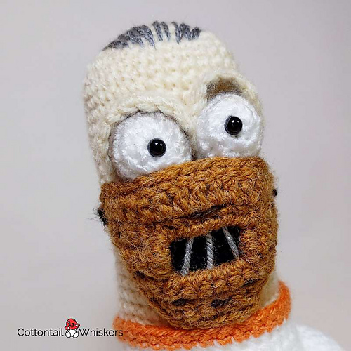 Ravelry: Hannibal Lecter Halloween Doorstop pattern by Bea King