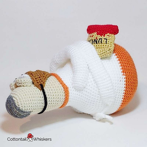 Ravelry: Hannibal Lecter Halloween Doorstop pattern by Bea King