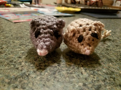 Ravelry: Crocheted Cat Toy: Jingle Ball Mouse pattern by Marie and Laura