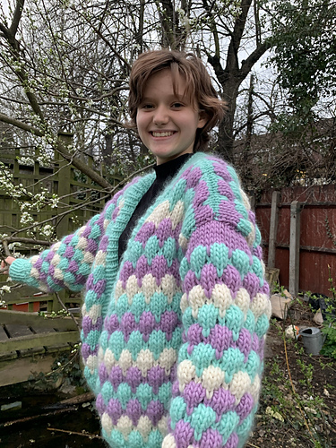 Ravelry: Bubble Stitch Cardigan pattern by Paintbox Yarns