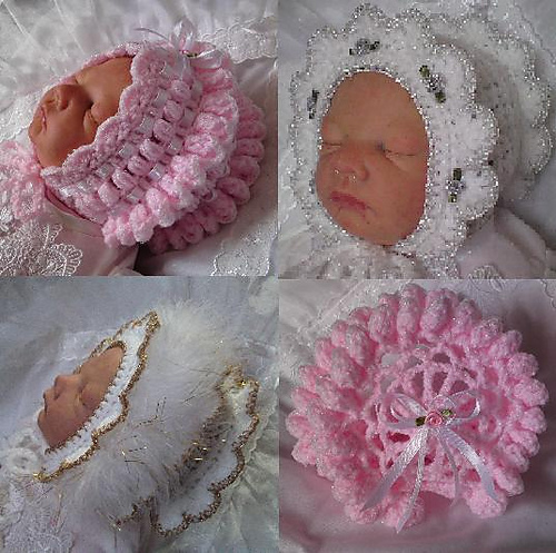 Ravelry: Elysia Bespoke Bonnets #24 pattern by Beautiful-Babys-Bonnets