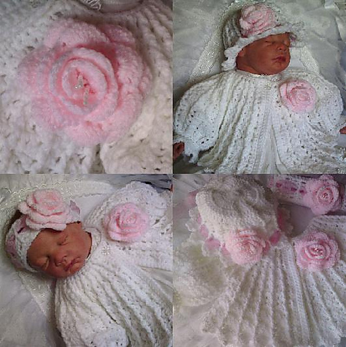 Ravelry: Roseanna Matinee Coat/Jacket & Hat Set #25 pattern by ...