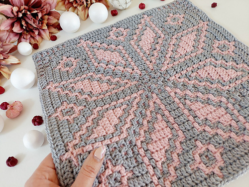 Ravelry: Glorious Bloom pattern by BebaBlanket