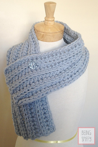 Ravelry: Chunky Rib Scarf pattern by Jill Swensen