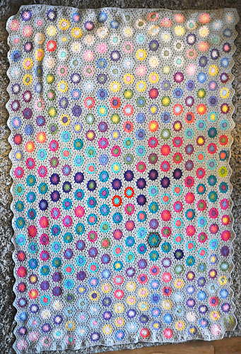 Ravelry: Hexagon Temperature blanket pattern by Lost Her Stitches
