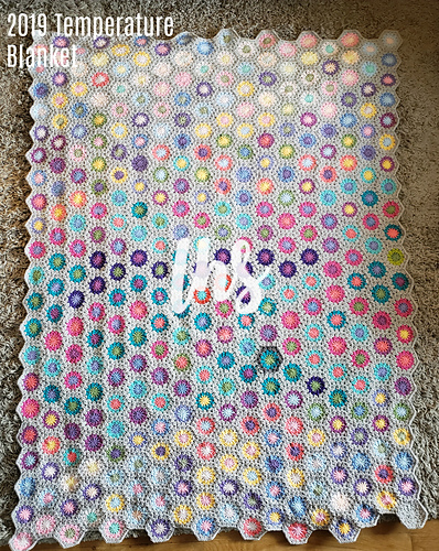 Ravelry: Hexagon Temperature blanket pattern by Lost Her Stitches