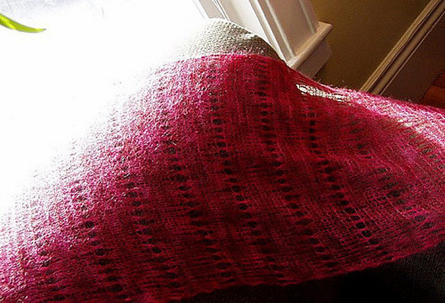 Ravelry: Kidsilk Haze Shawl pattern by Tricia at Cheeky Attitude