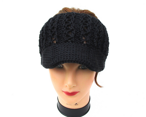 Ravelry: Knit Lace Rib Sun Visor pattern by Betty Jones