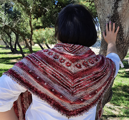 Ravelry: Woven Shawl pattern by Bex Knitty Designs
