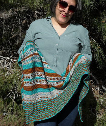 Ravelry: Journey Shawl pattern by Bex Knitty Designs