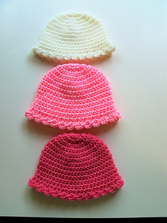 Ravelry: BeyondCrochetToo's Perfectly Pink Buttercup Beanies