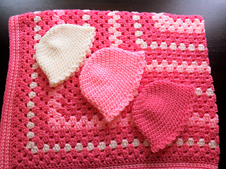 Ravelry: BeyondCrochetToo's Perfectly Pink Buttercup Beanies