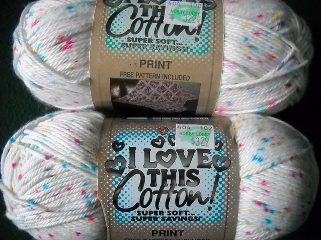 Ravelry: Hobby Lobby I Love This Cotton! Print