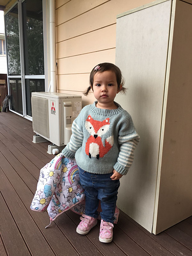 Ravelry: Fox Pullover pattern by Gail Pfeifle, Roo Designs