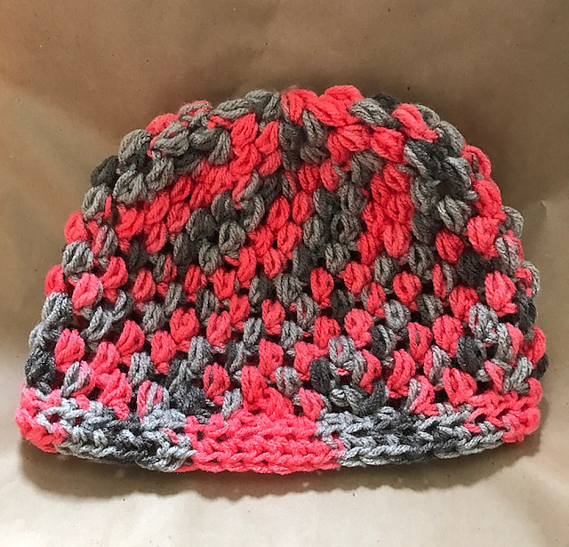 Ravelry: Mama's Puff Stitch Beanie pattern by Leslie DeHart
