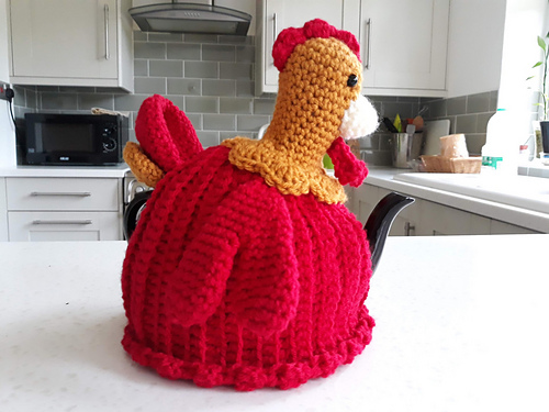 Ravelry: Red Rooster Tea Cosy pattern by Birdlebee Williams Designs