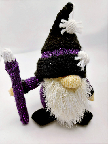 Ravelry: Wizard Gonk Halloween Orange Cover LH024 pattern by Wendy Morgan