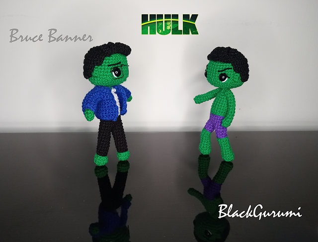 Ravelry: Hulk y Bruce Banner pattern by Nelson Ardila