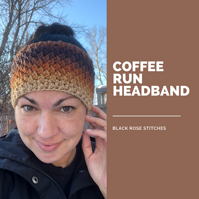 Ravelry: Coffee Run Headband pattern by Black Rose Stitches