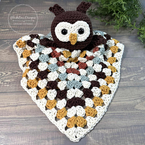 Ravelry: Owl Granny Square Lovey pattern by Sonya Blackstone