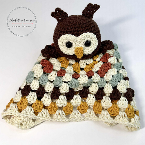 Ravelry: Owl Granny Square Lovey pattern by Sonya Blackstone
