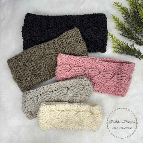 Ravelry: Classic Cables Earwarmer pattern by Sonya Blackstone