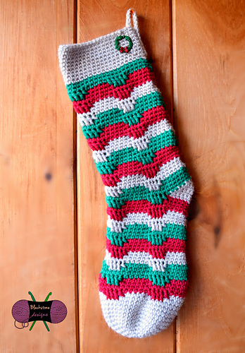 Ravelry: Snowdrift Stocking pattern by Sonya Blackstone
