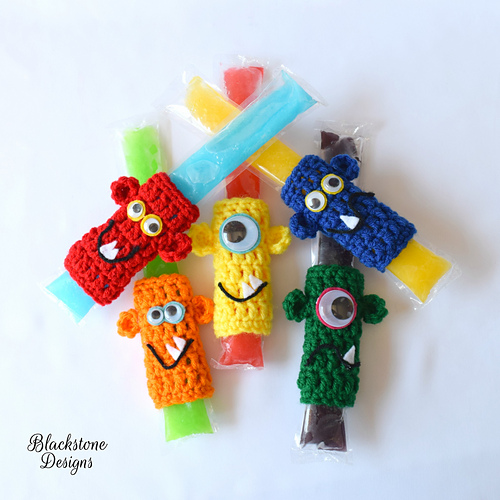 Ravelry: Monster Ice Pop Holders pattern by Sonya Blackstone