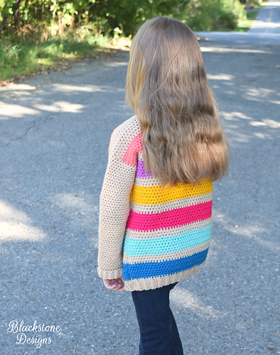 Ravelry: Color Block Cardigan - Child pattern by Sonya Blackstone