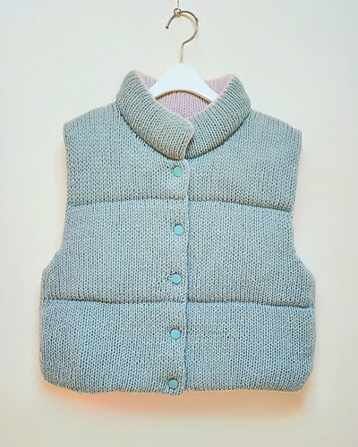 Ravelry: Reversible Puffer Vest pattern by SeongWon An